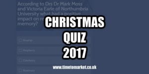 Christmas Quiz 2017 | Test Yourself With The Time To Market Quiz