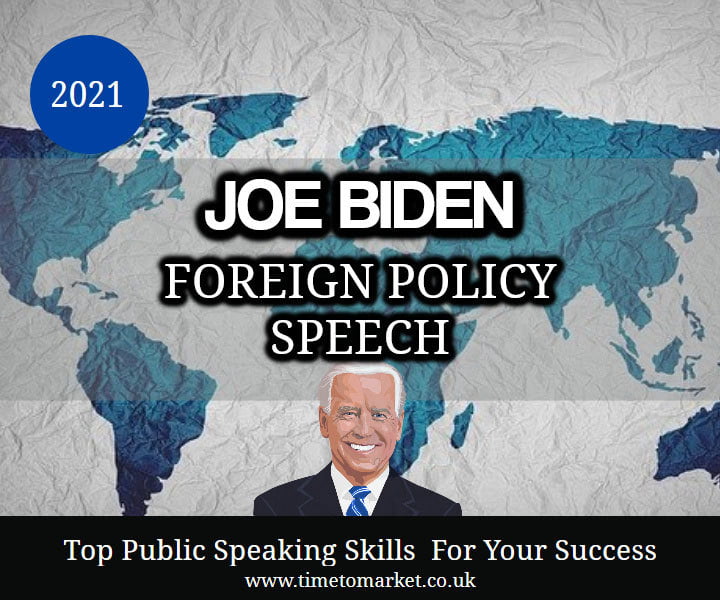 Biden Foreign Policy Speech Sets Out The New Approach For The USA