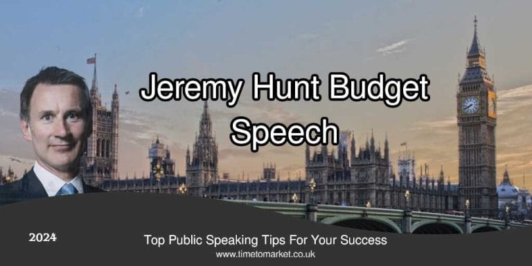 Jeremy Hunt Budget Speech Points to End of the Road