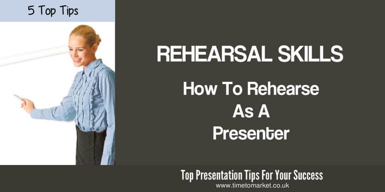 How to be a Confident Presenter With Better Rehearsal Skills