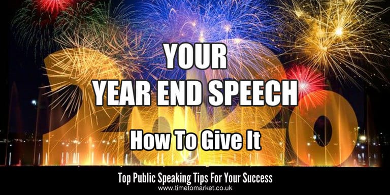 How To Give Your Year End Speech and Hit All the Right Points